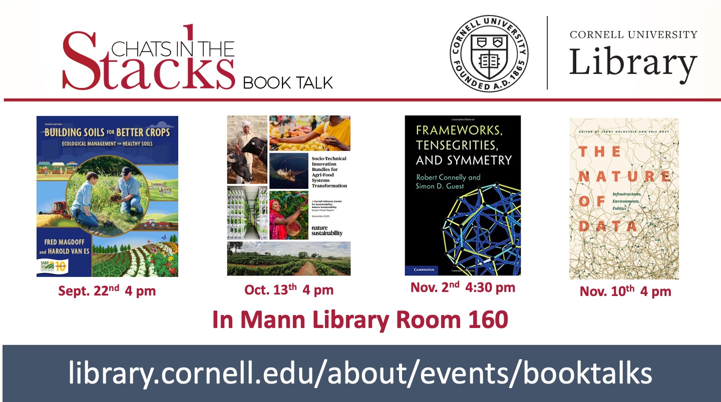 Fall 2022 Chats in the Stacks @ Mann Library – Mann Library