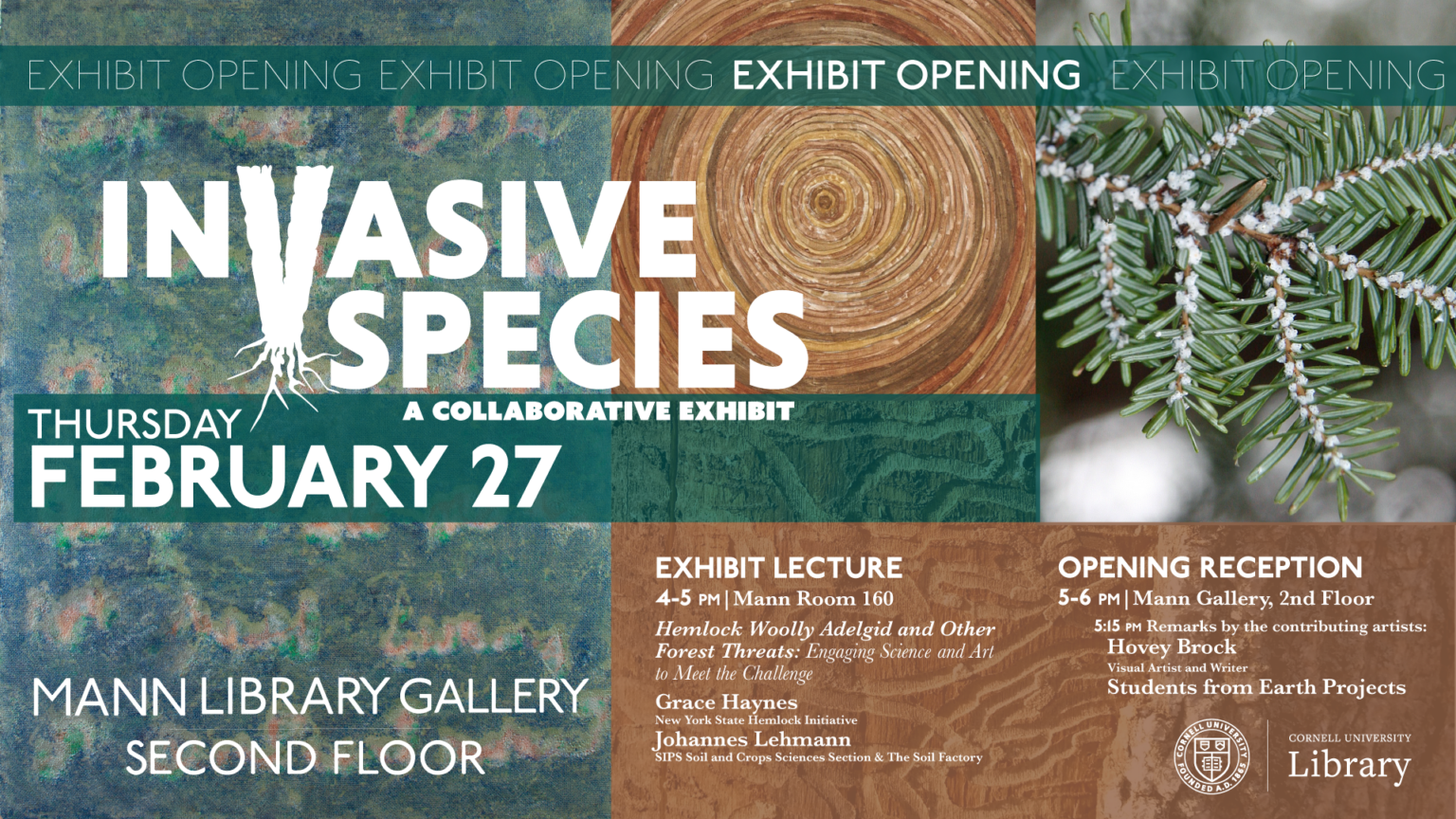 Exhibit Opening and Talk: Invasive Species in the Northeast – Mann Library